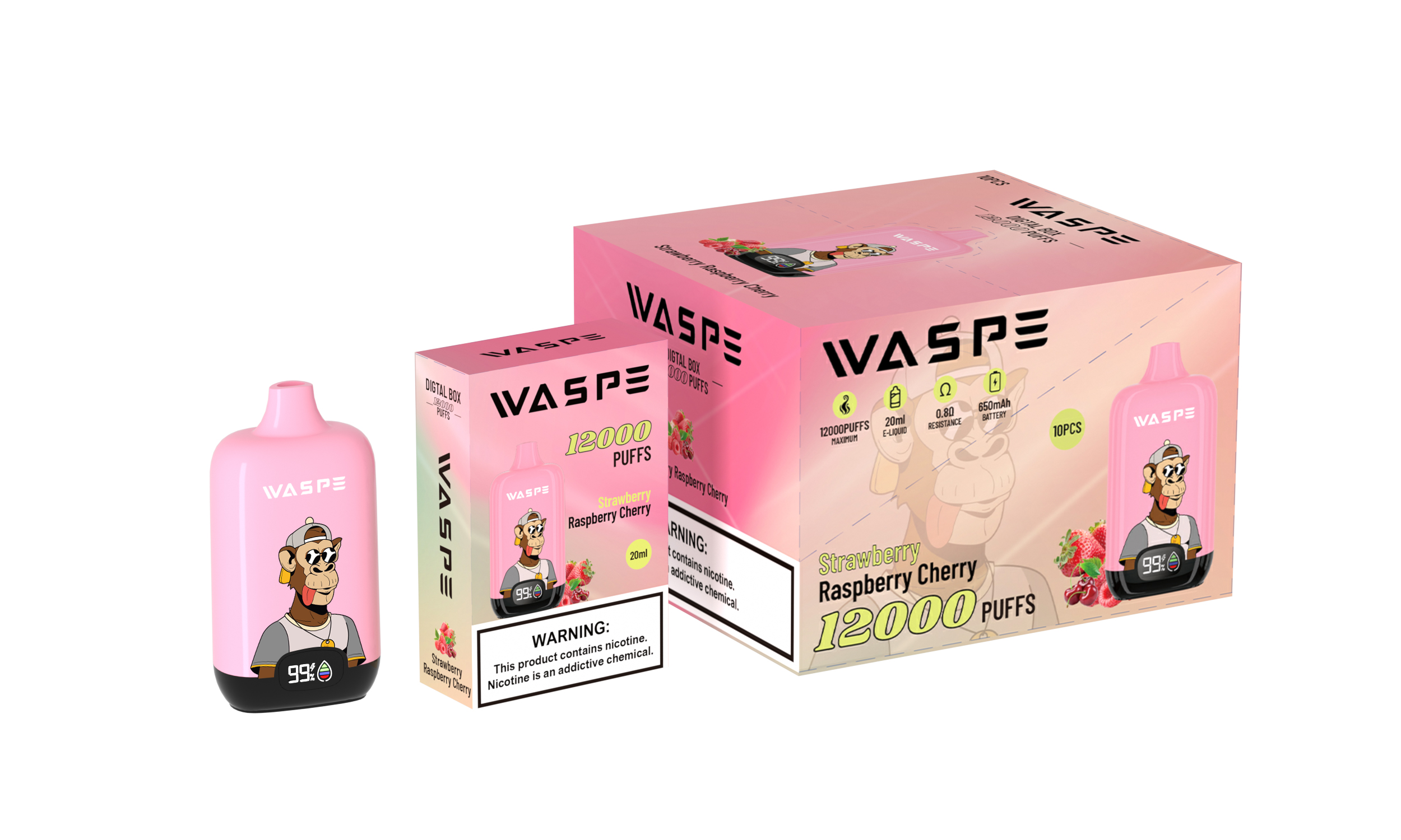 WASPE Digital Box 12000 Puffs Original Edition Disposable Vape